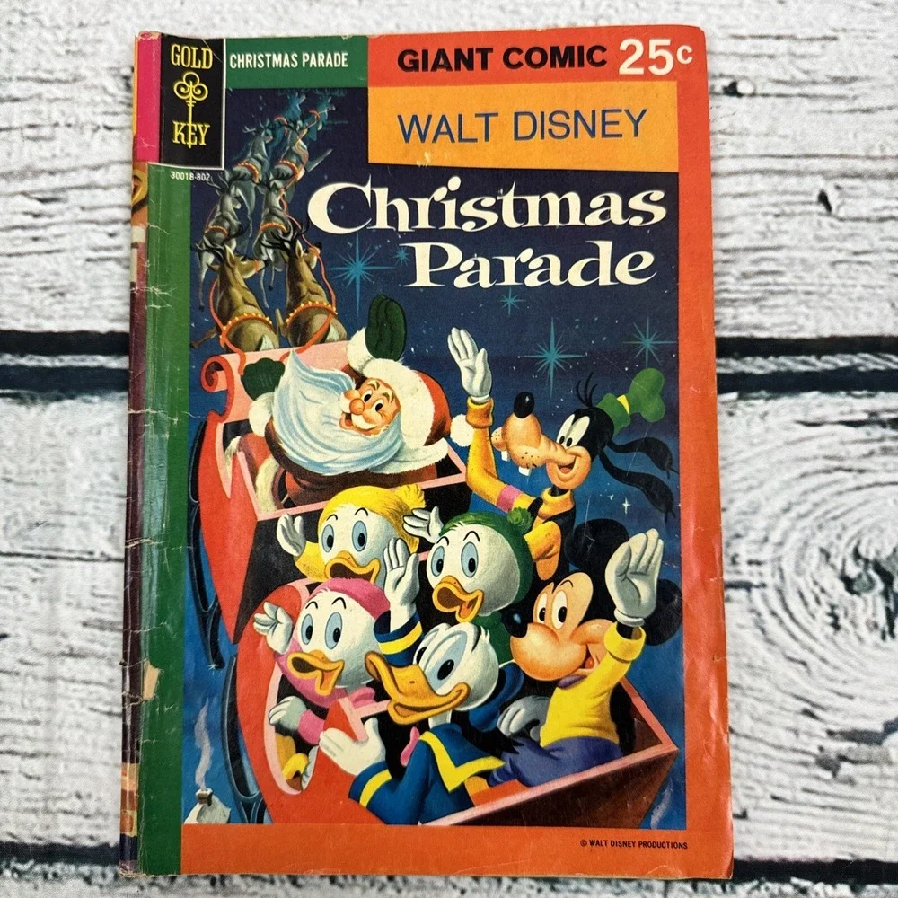 Accents | Walt Disney Christmas Parade 6 Gold Key Giant Comic 196s ...